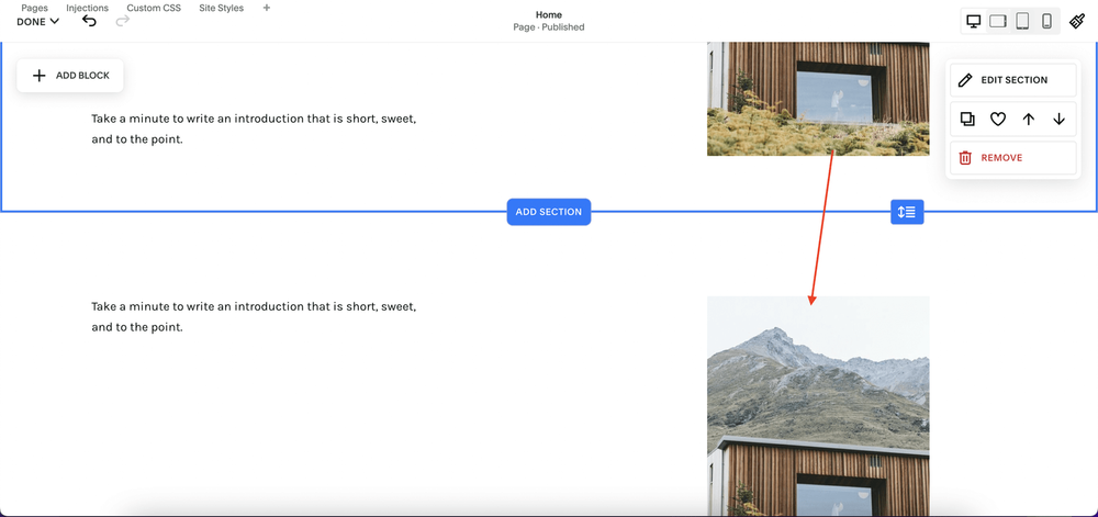 Copy Blocks Between Sections With Fluid Engine — by Crawford