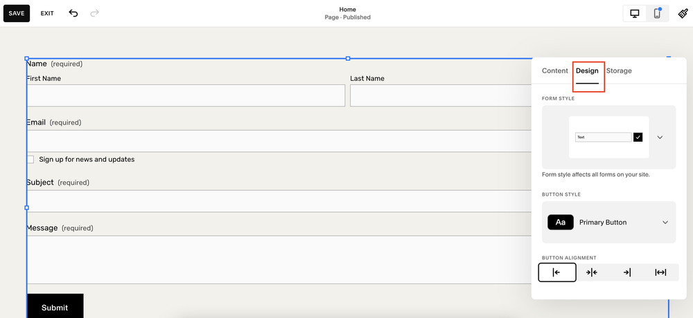 How to Create a Lightbox Form on Squarespace — by Crawford