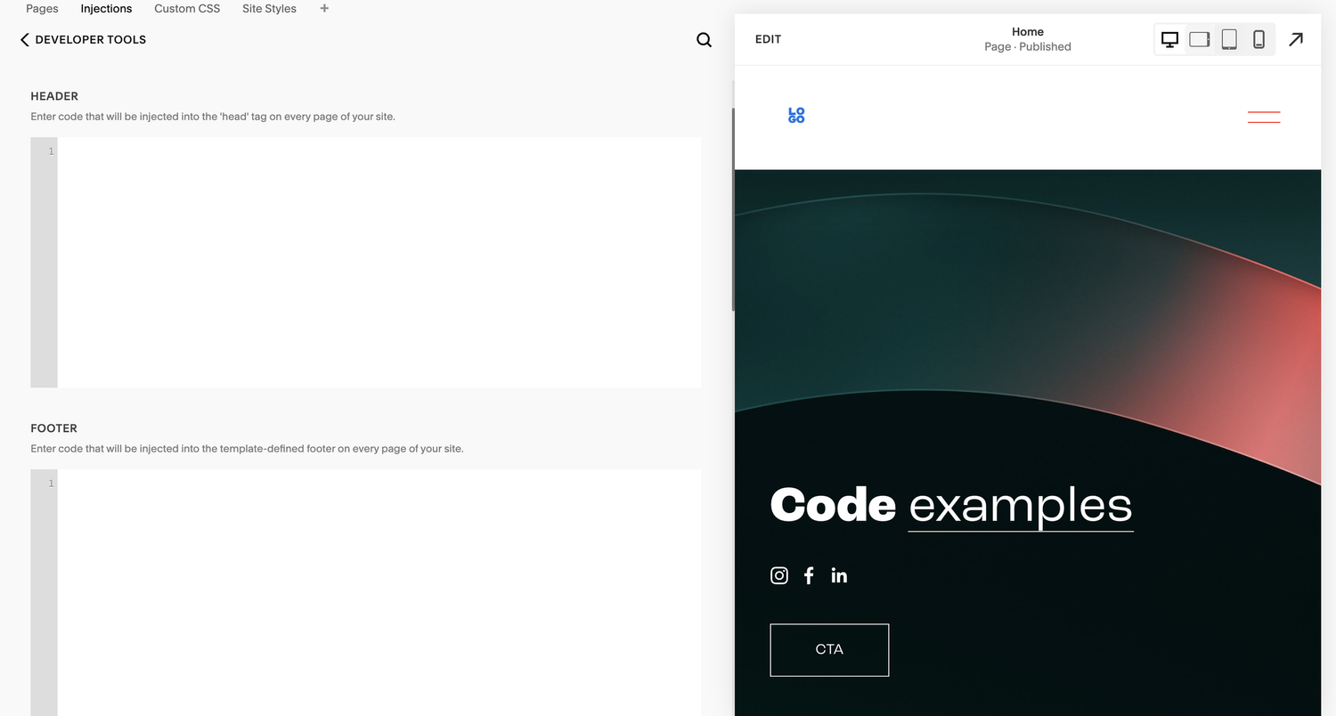 Can you add HTML to Squarespace | Step by step guide — by Crawford
