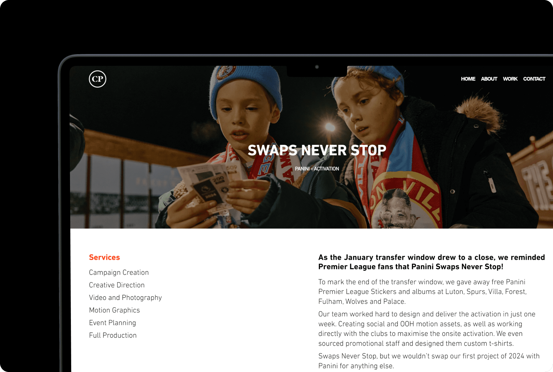 Engaging Website for Creative Players — by Crawford