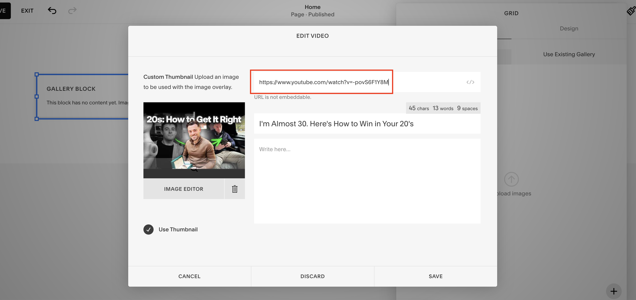 How to Create a Video Gallery on Squarespace — by Crawford