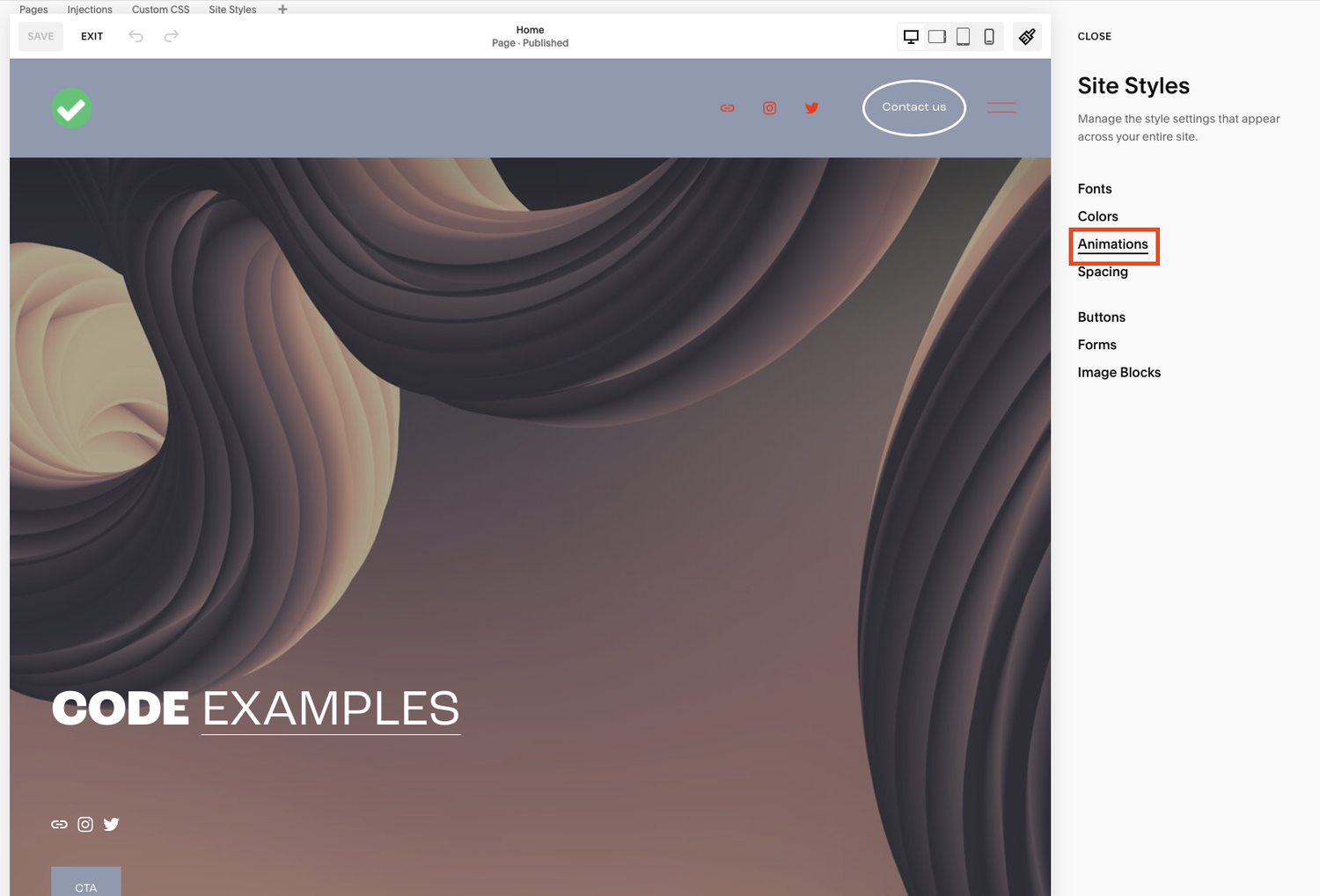 How to Add Animations to Your Squarespace Website — by Crawford
