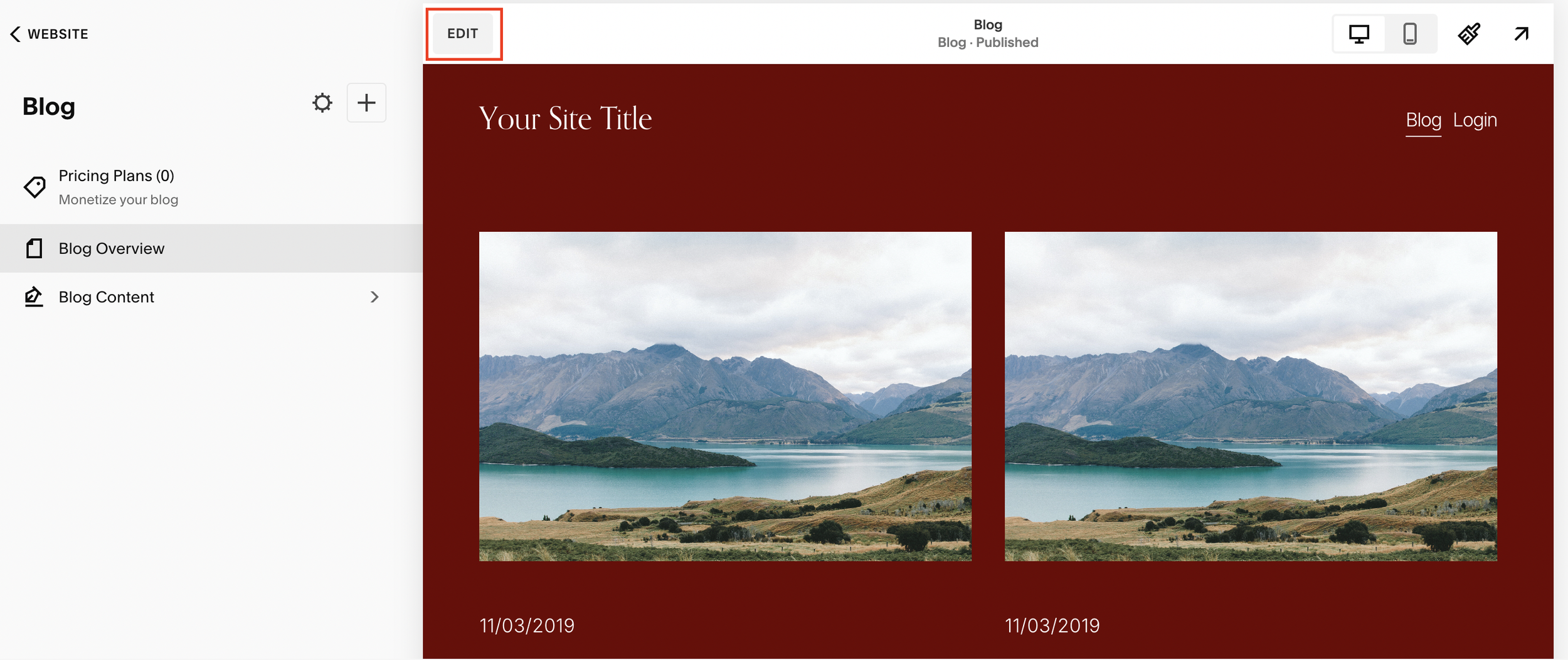 How to Create a Blog Page on Squarespace — by Crawford