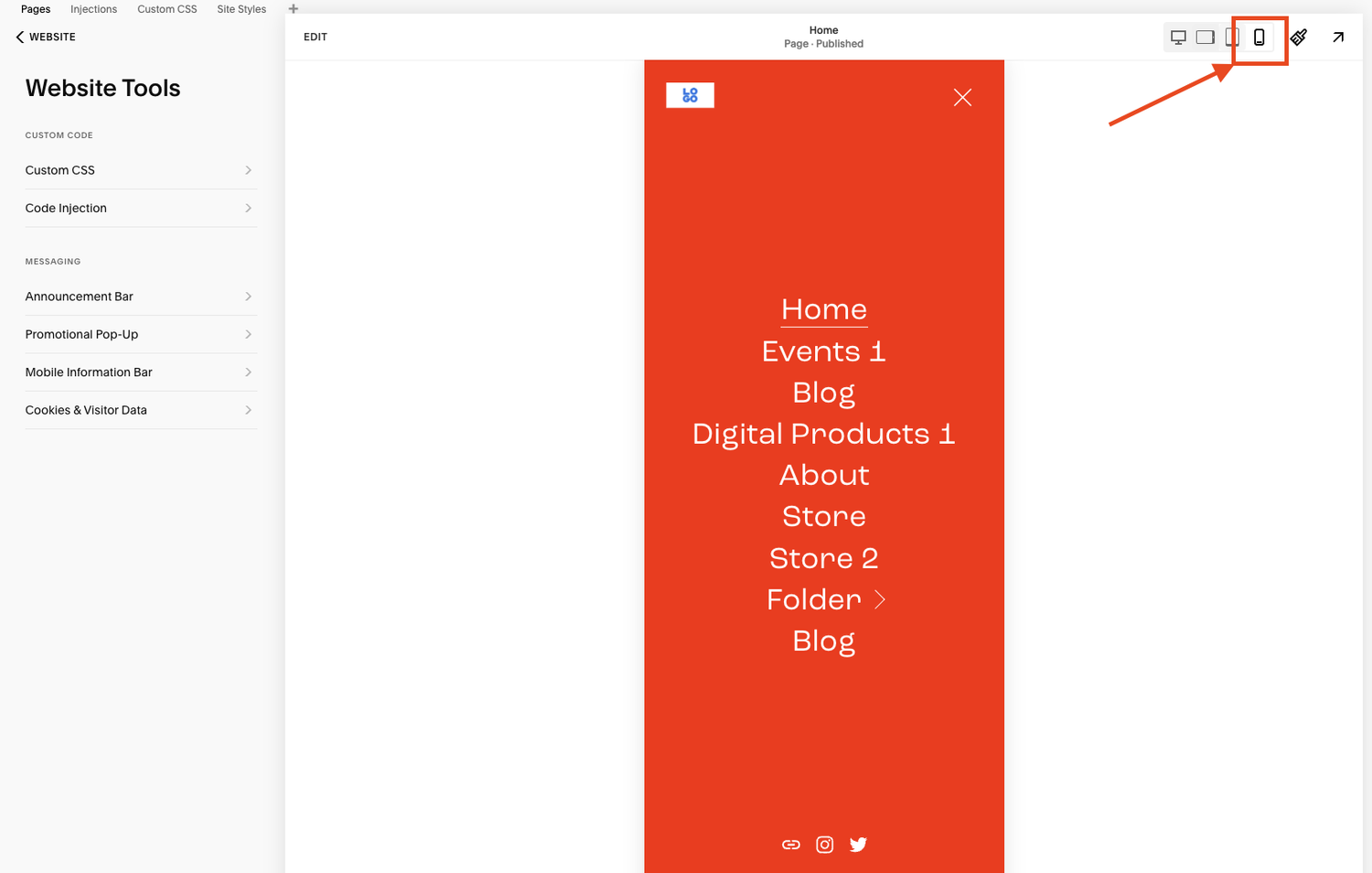 How to Change Mobile Menu Font Size Squarespace — by Crawford