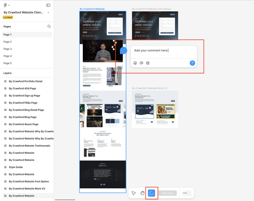 How to Leave Comments on a Figma File — by Crawford