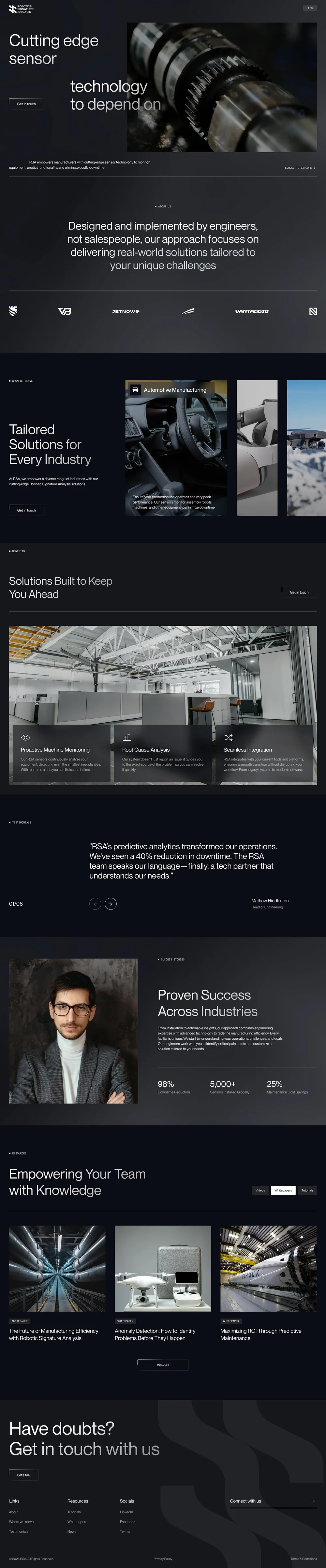 Robotic Signature Analysis — by Crawford