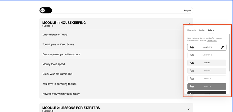 Squarespace Courses New Styling Features Explained — by Crawford