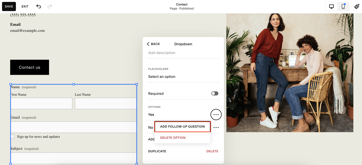 How to Add Conditional Logic to Squarespace Forms — by Crawford