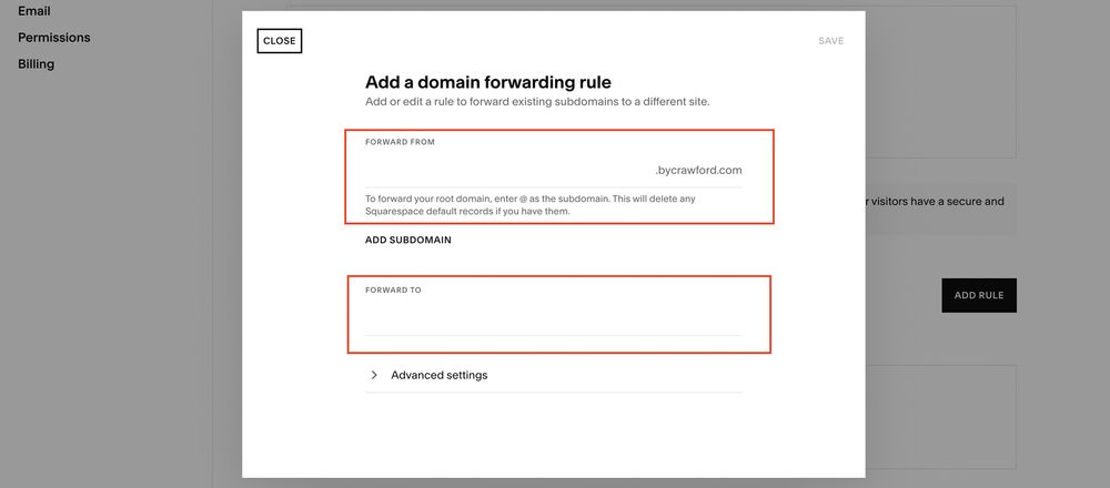 How to Create a Subdomain on Squarespace — by Crawford