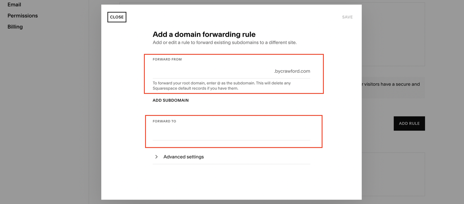 How to Create a Subdomain on Squarespace — by Crawford