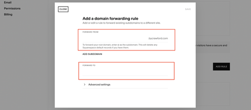 How to Create a Subdomain on Squarespace — by Crawford