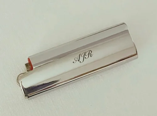 Personalized Mini Silver Lighter Cover - Made just for you. — BABE'S ...