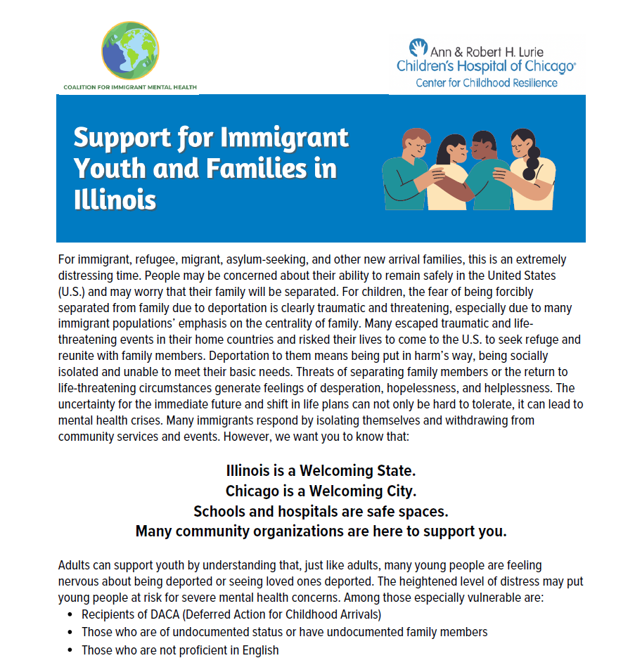 The Coalition for Immigrant Mental Health