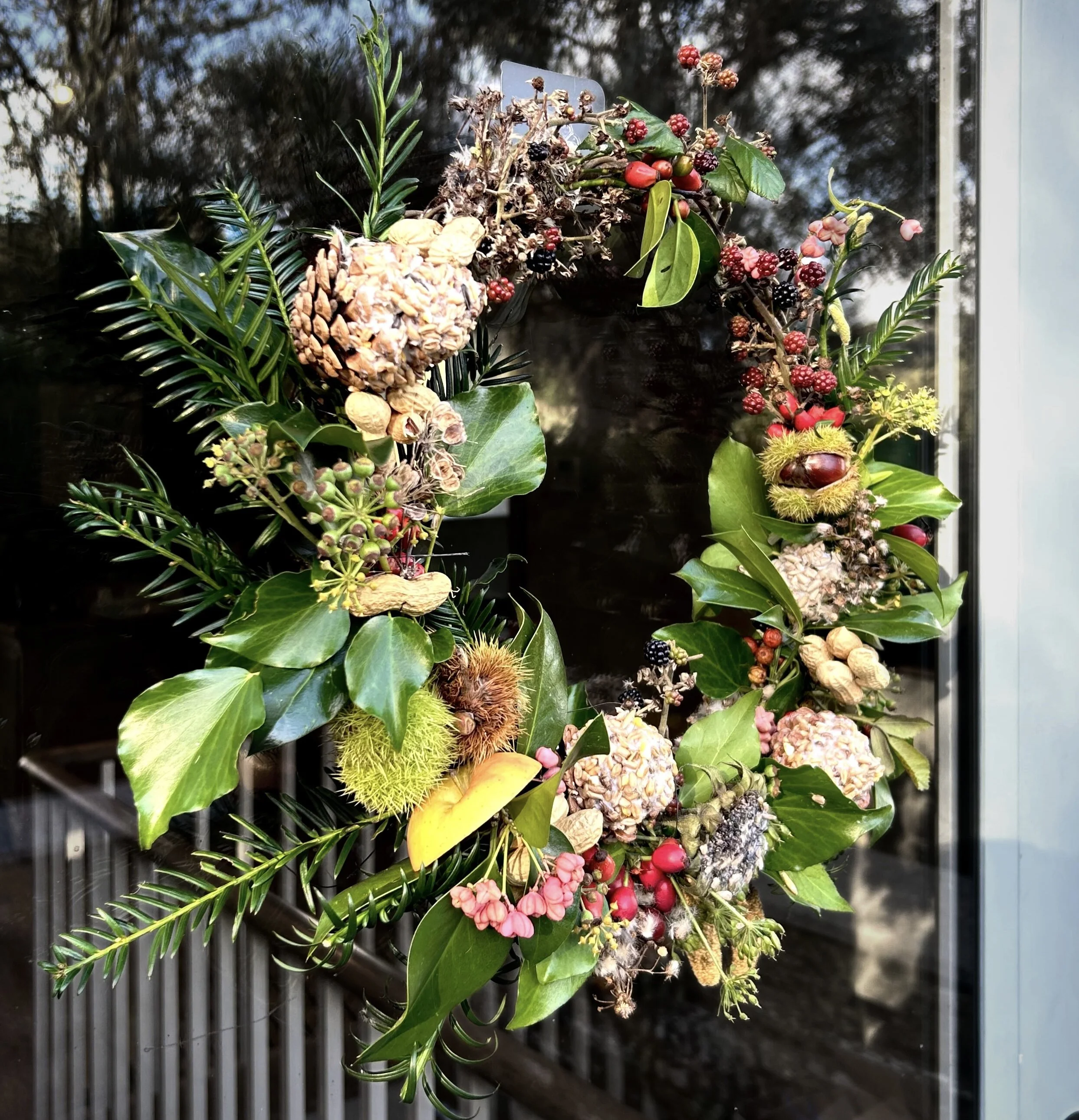 Winter Bird feeder Wreath Workshop — Cornish Wreath Maker