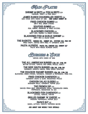 Mains | Discover Our Delights — Velchoff's Corner