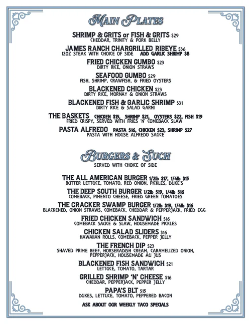 Mains | Discover Our Delights — Velchoff's Corner