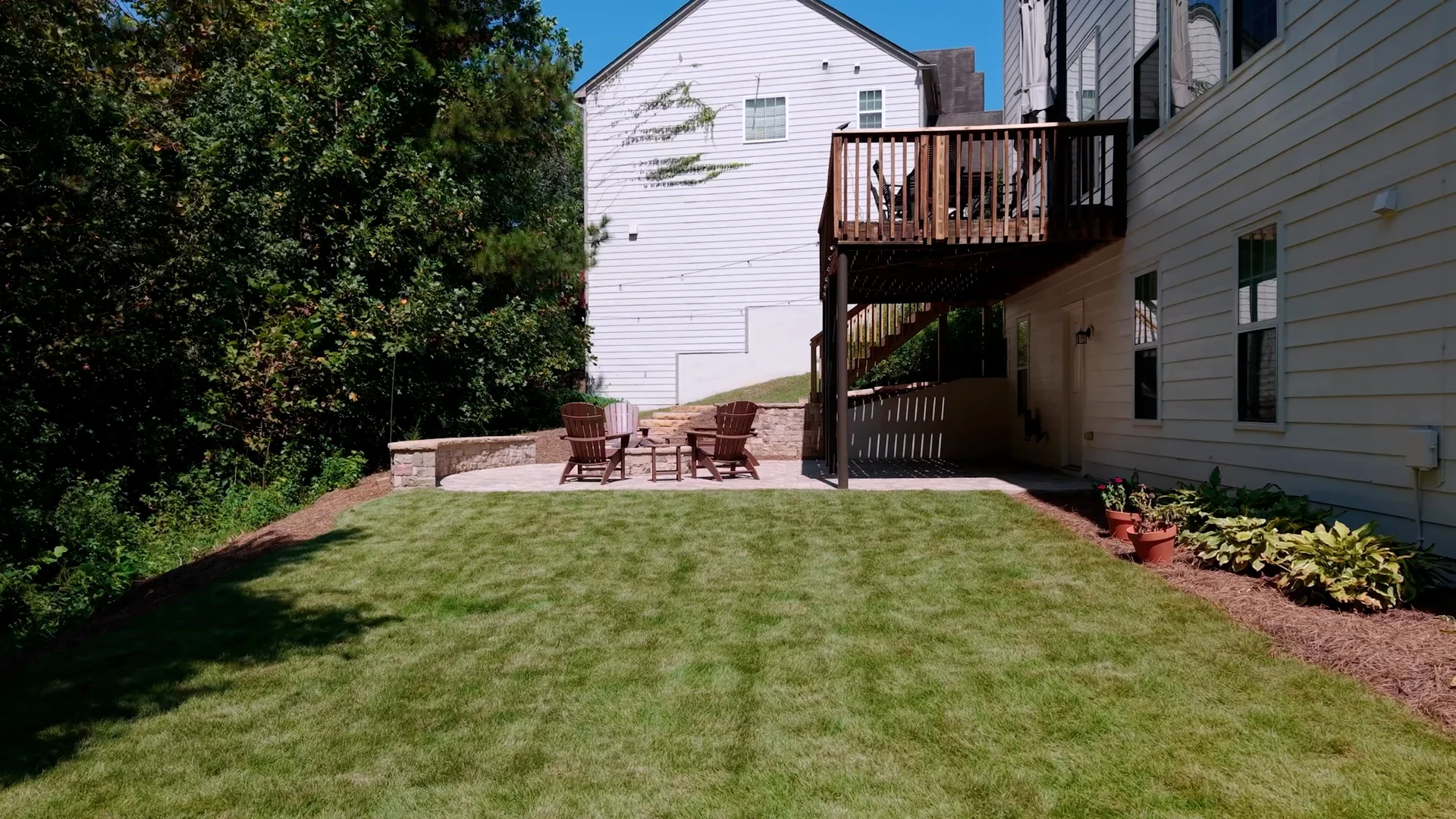 Corrigan Residence Backyard Landscape Design in Atlanta, GA | O'Neill ...