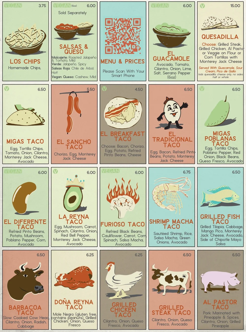 Menu — Veracruz All Natural