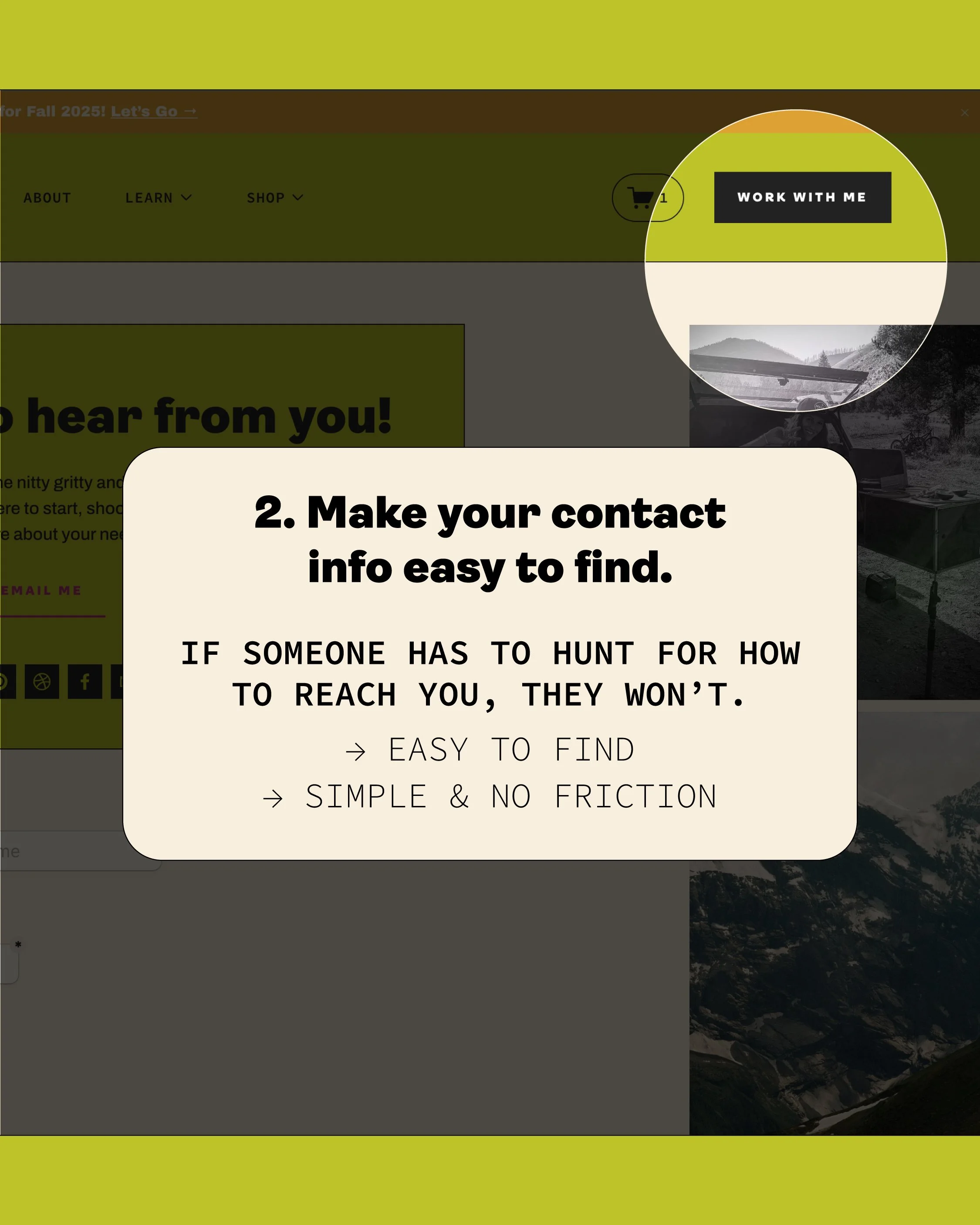 5 easy website tweaks that make a big difference. — Kylee Firlit Creative