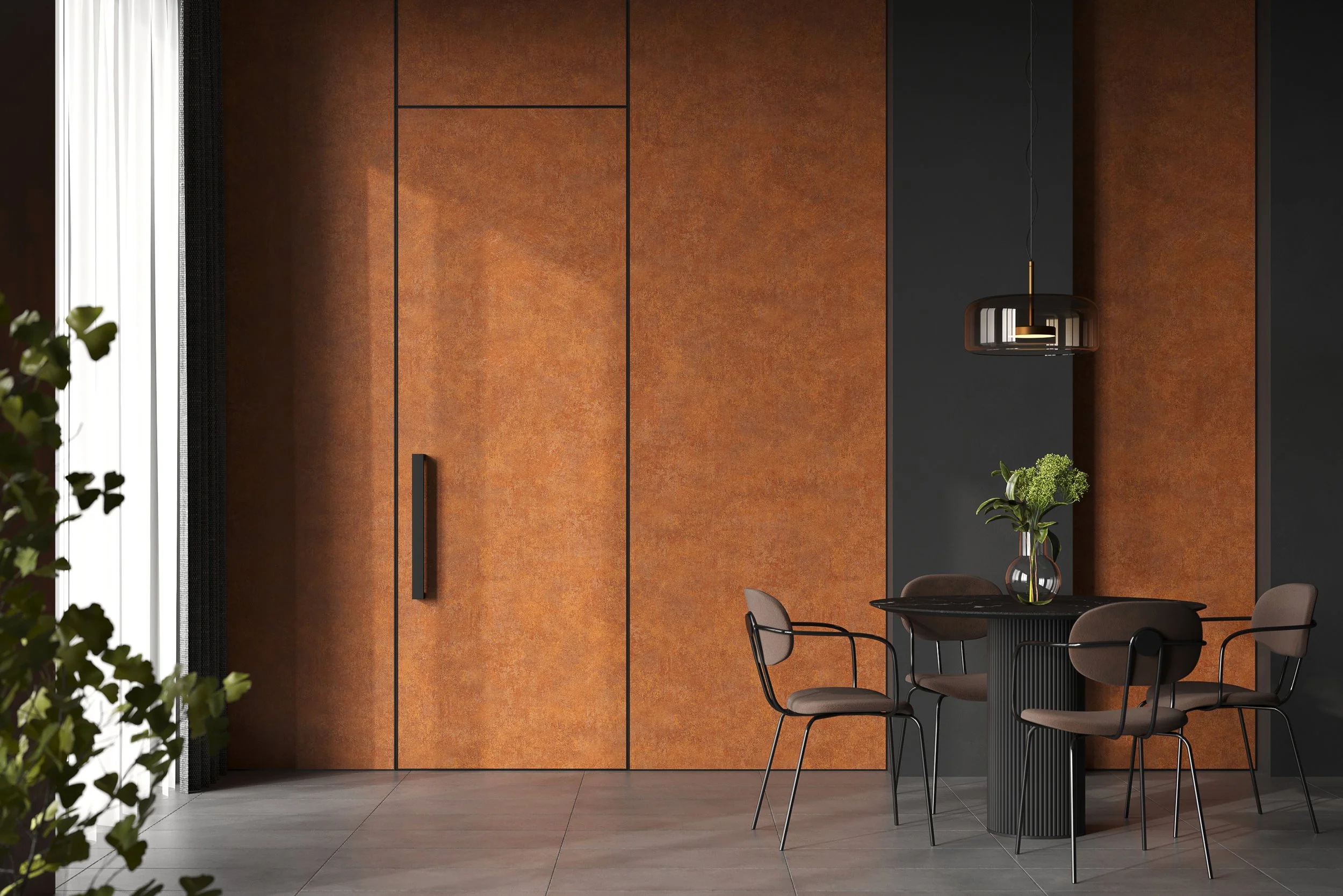 Wall panel hidden door — Flush Doors