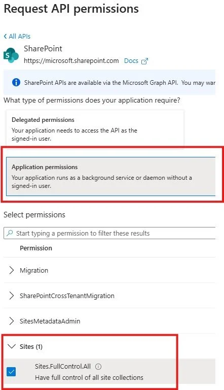 Power Automate SharePoint Authentication with Azure Entra App ...