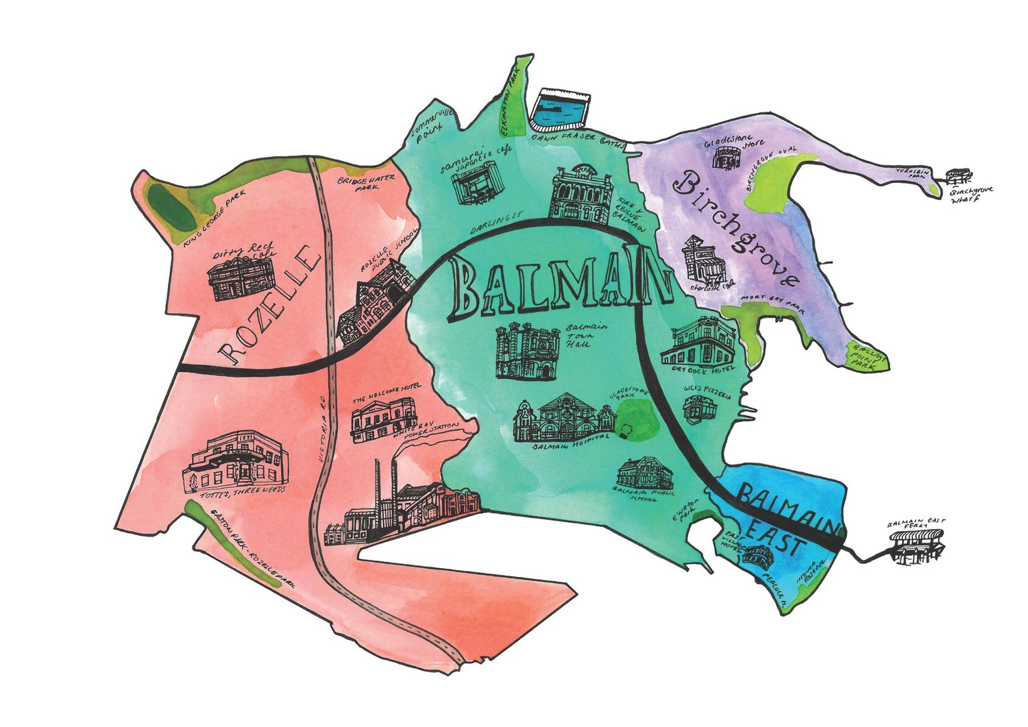 Neighbourhoods of Sydney's Inner West across 30 suburbs — Inner West ...