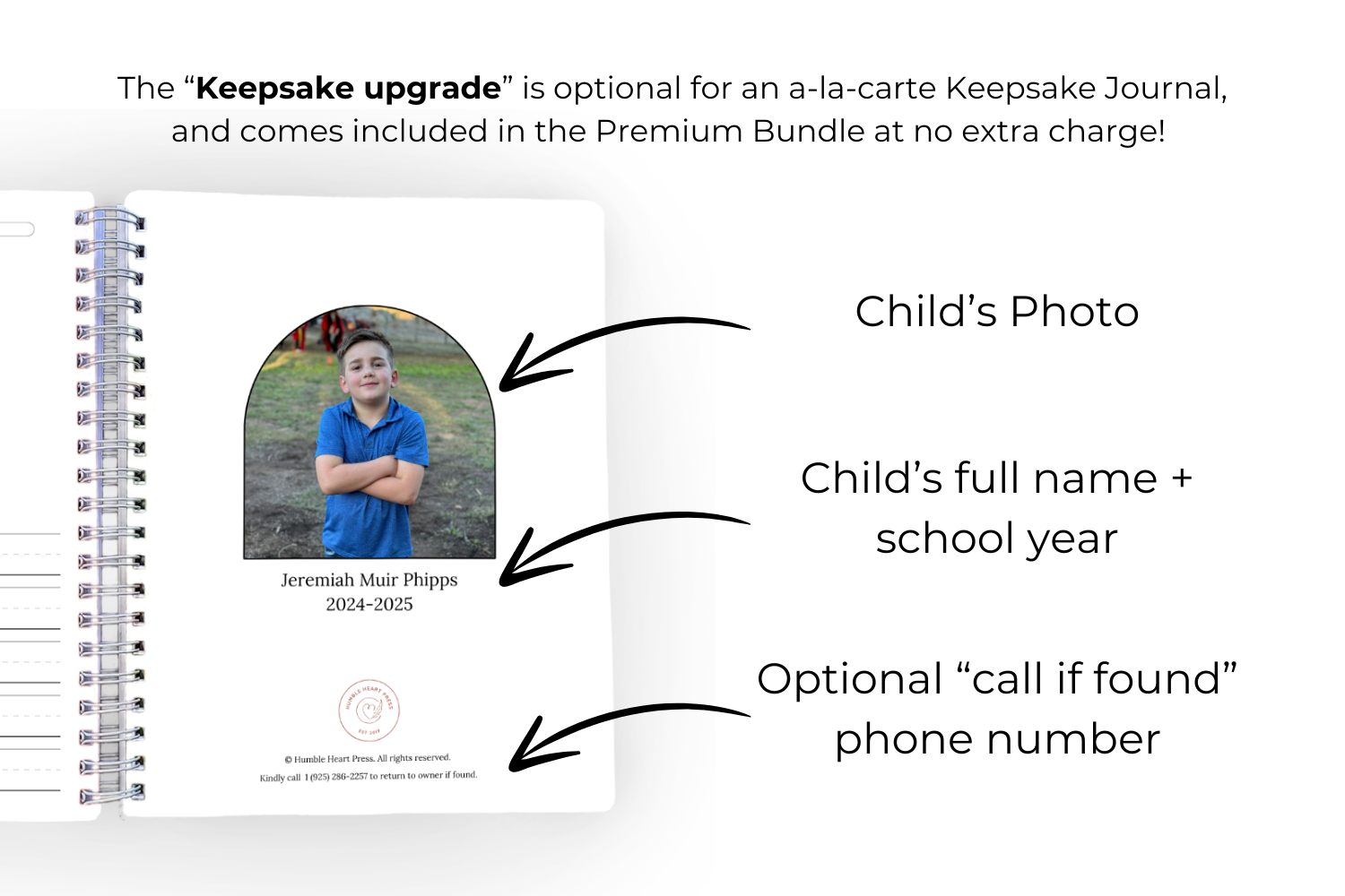 Premium Keepsake Bundle (Keepsake Journal + Cardstock Journal) — Humble ...