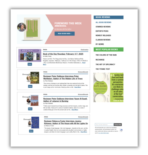 Advertise With Us — Foreword Magazine