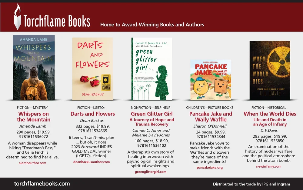 Torchflame Ad Sample — Foreword Magazine