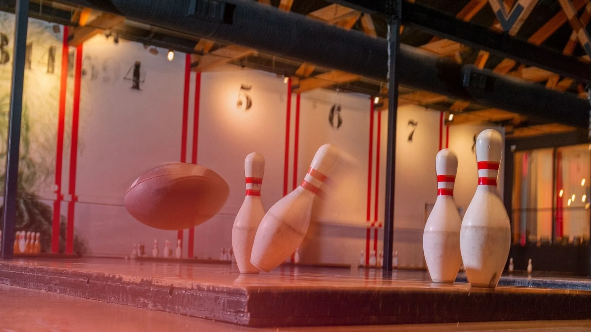 Football Bowling Lanes | Metro Detroit | The Hub Stadium