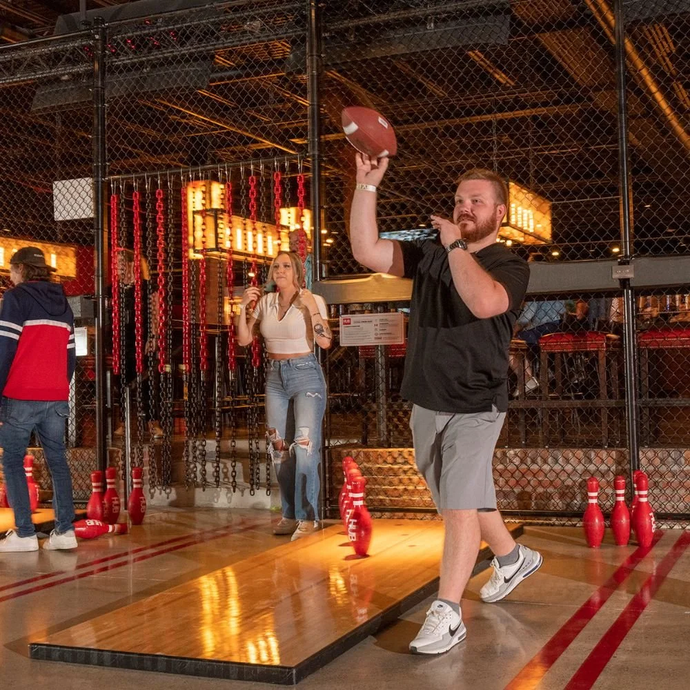 Football Bowling Lanes | Metro Detroit | The Hub Stadium