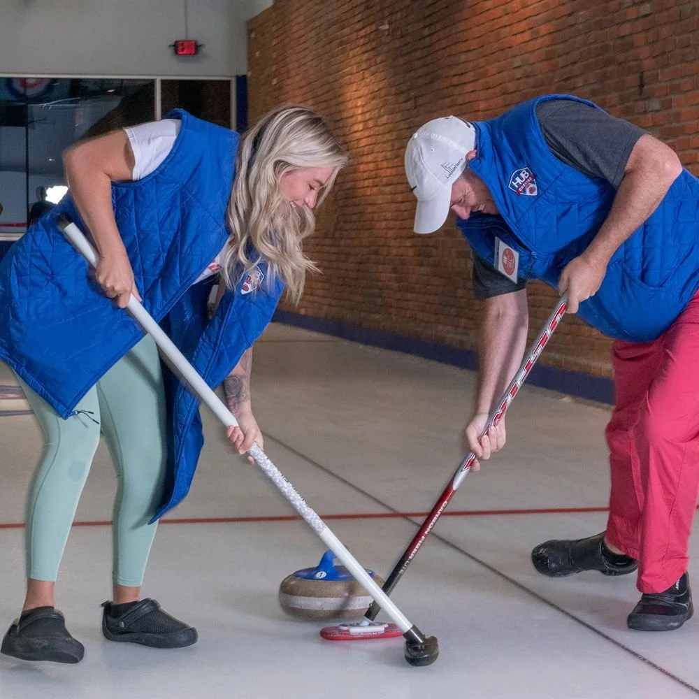 Enjoy Indoor Ice Curling in Novi, MI | The Hub Stadium