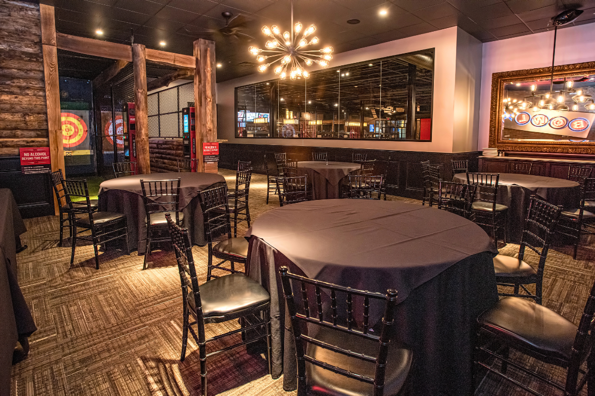 Axe Den — Space With Private Axe Stalls in Novi, MI | The Hub Stadium