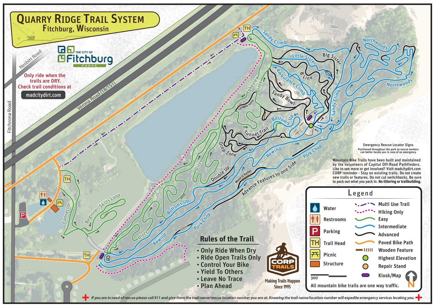 Quarry Ridge Recreation Area — CORP Trails