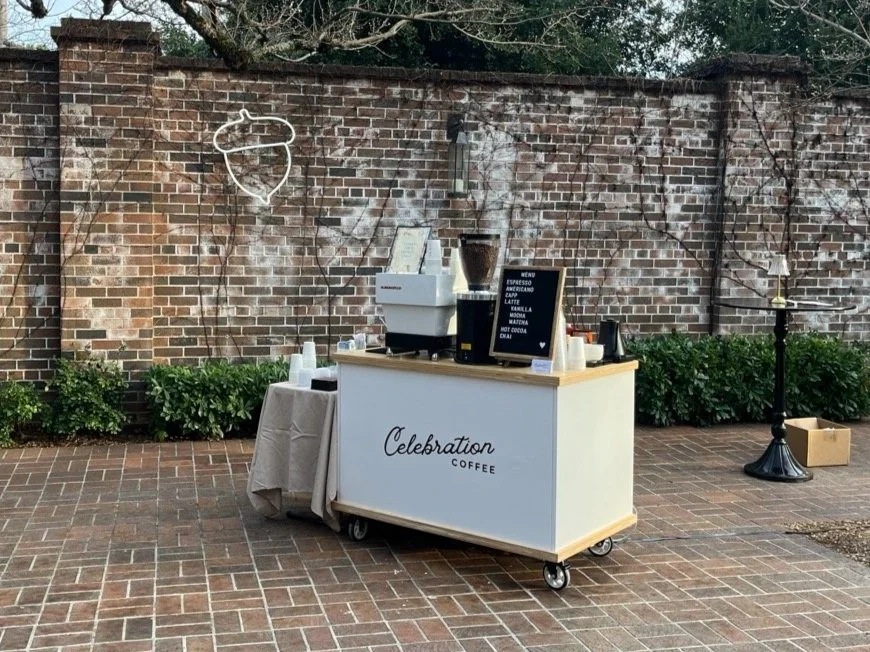 Mobile Espresso Bar Coffee Cart Catering Barista Services — Celebration ...