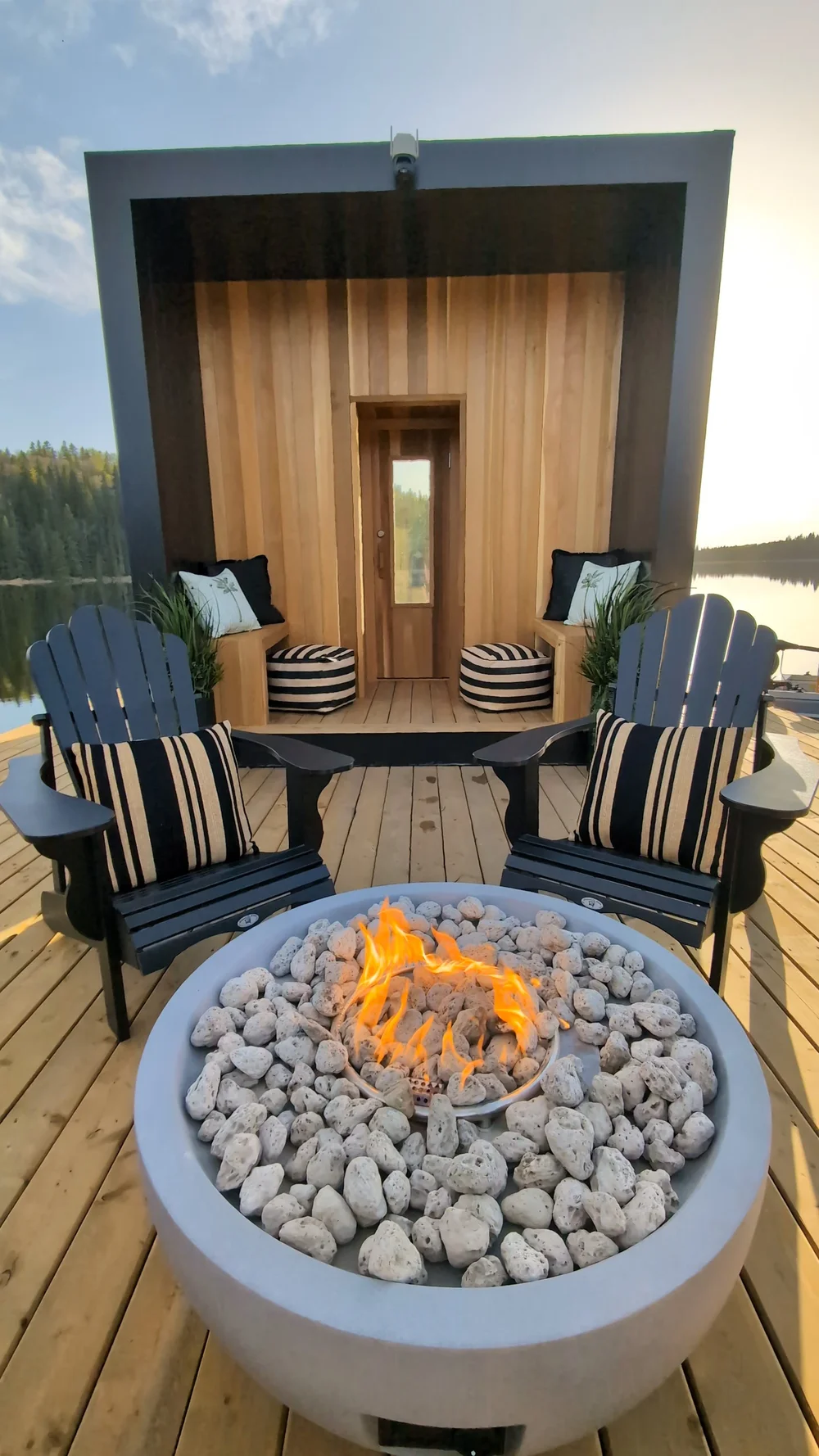 Ritual Floating Sauna — Glamp Good - Boreal Forest Glamping in Alberta ...