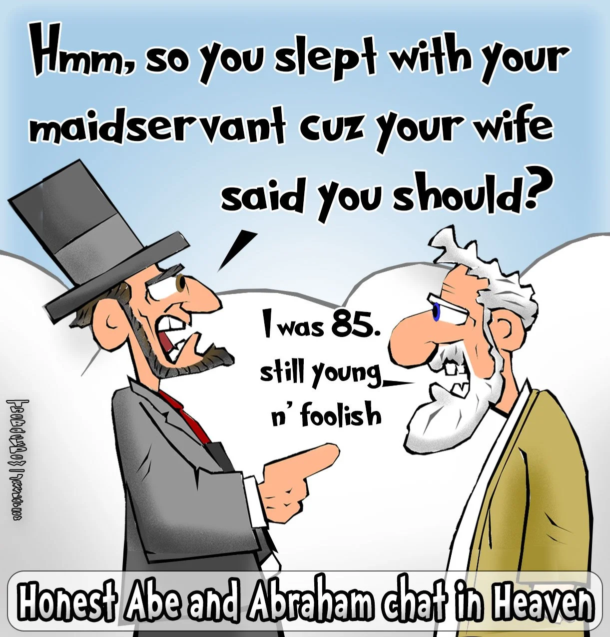 Father Abraham cartoons from Genesis 20-24 — Christian Cartoons & Humor ...