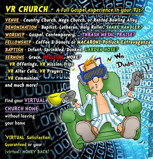 Church cartoons - of the good peeps worshipping inside — The Back Pew
