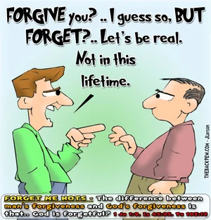 Forgiveness Cartoons of our faith jounrney — The Back Pew