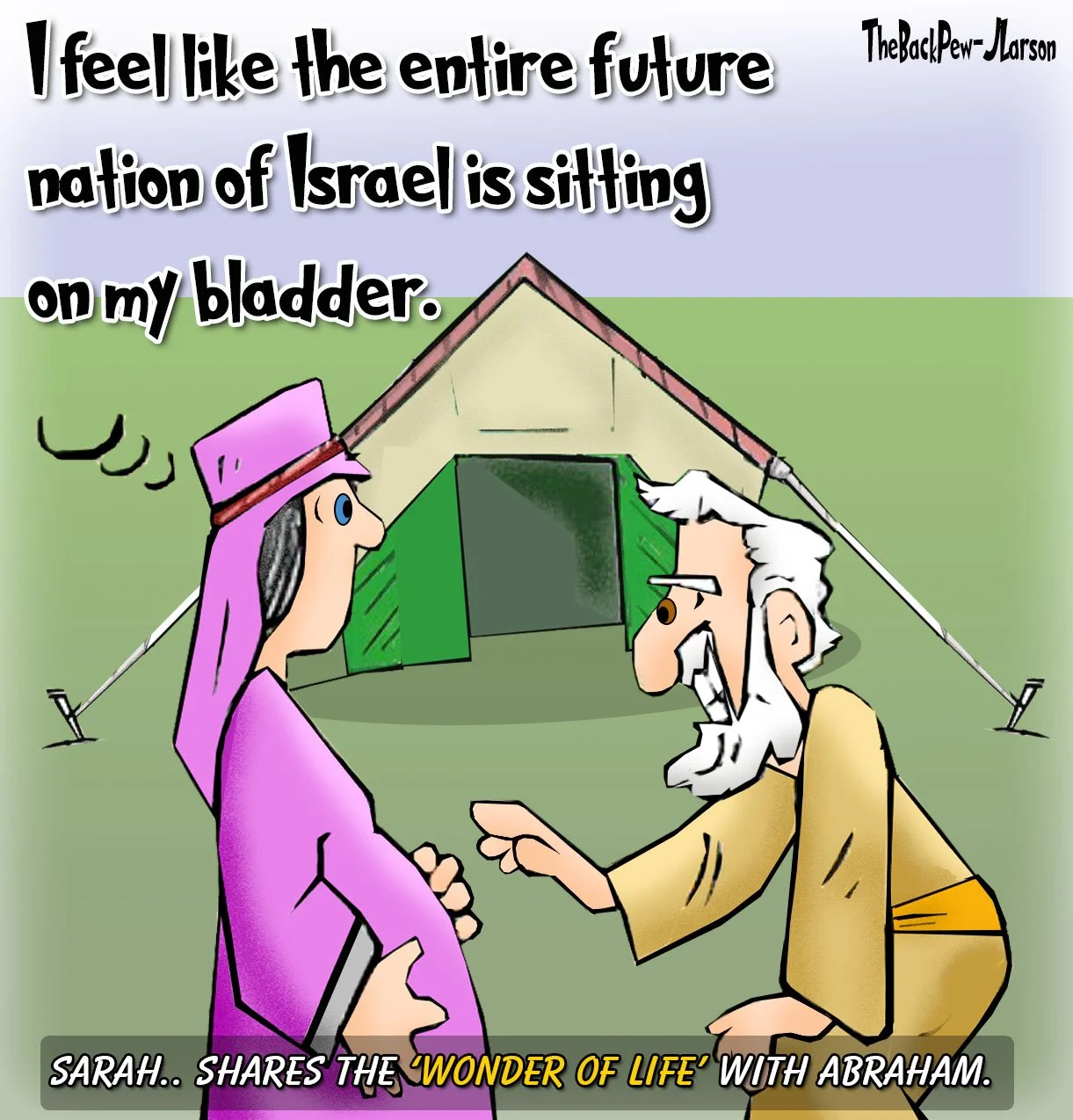 Father Abraham cartoons from Genesis 20-24 — The Back Pew