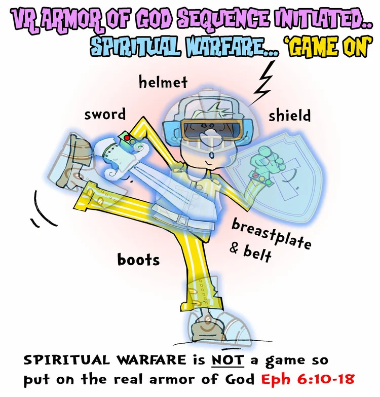 Spiritual Battle Cartoons - Fight with Faith — The Back Pew