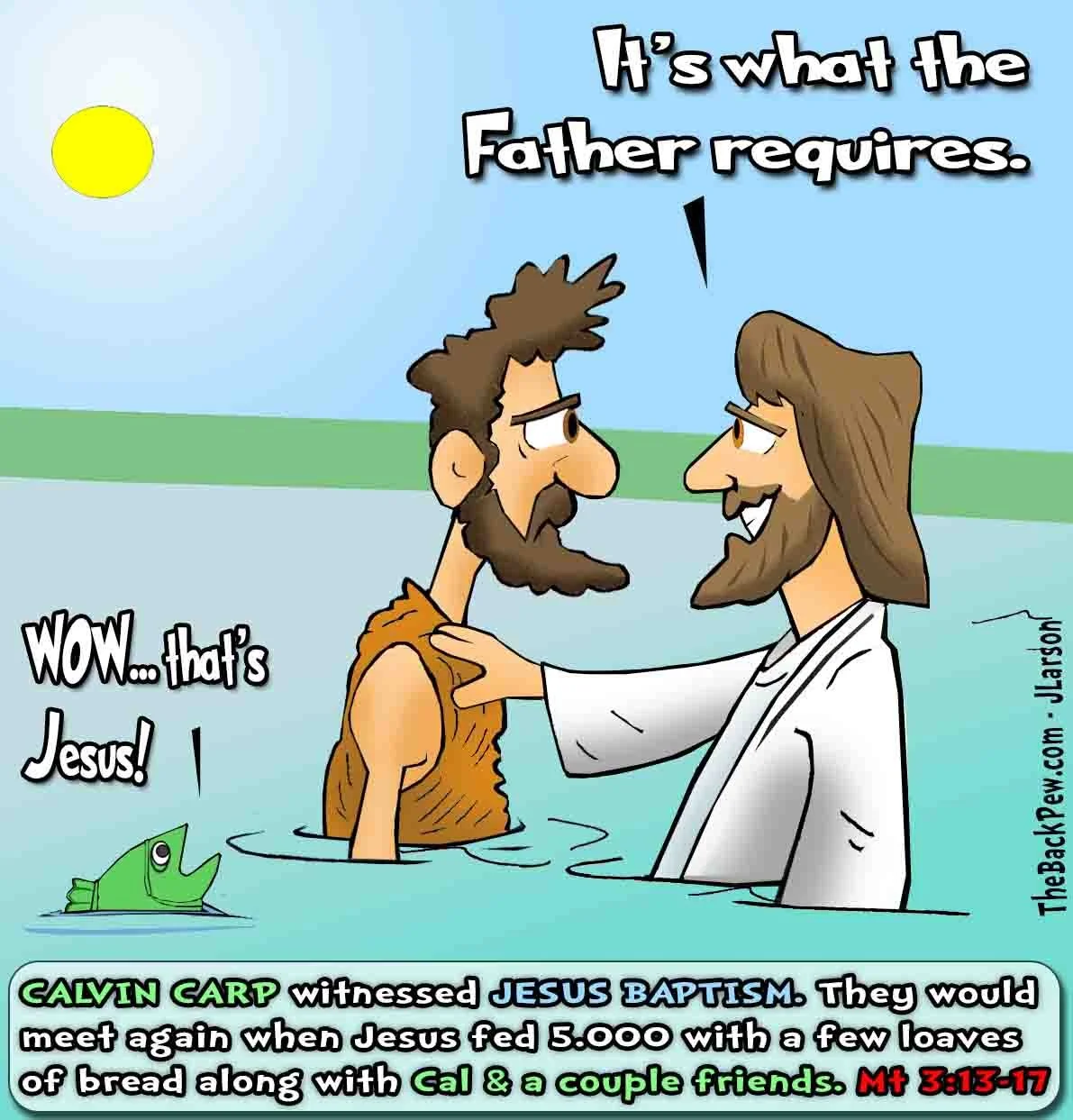 Young Jesus cartoons - John the Baptist — The Back Pew