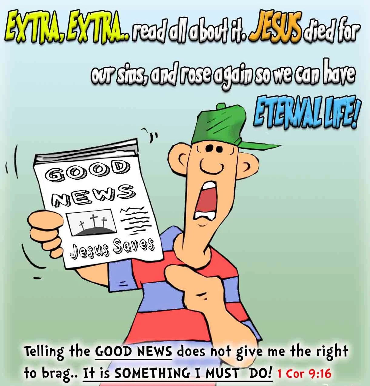 Evangelism Cartoons - Sharing our Faith — The Back Pew