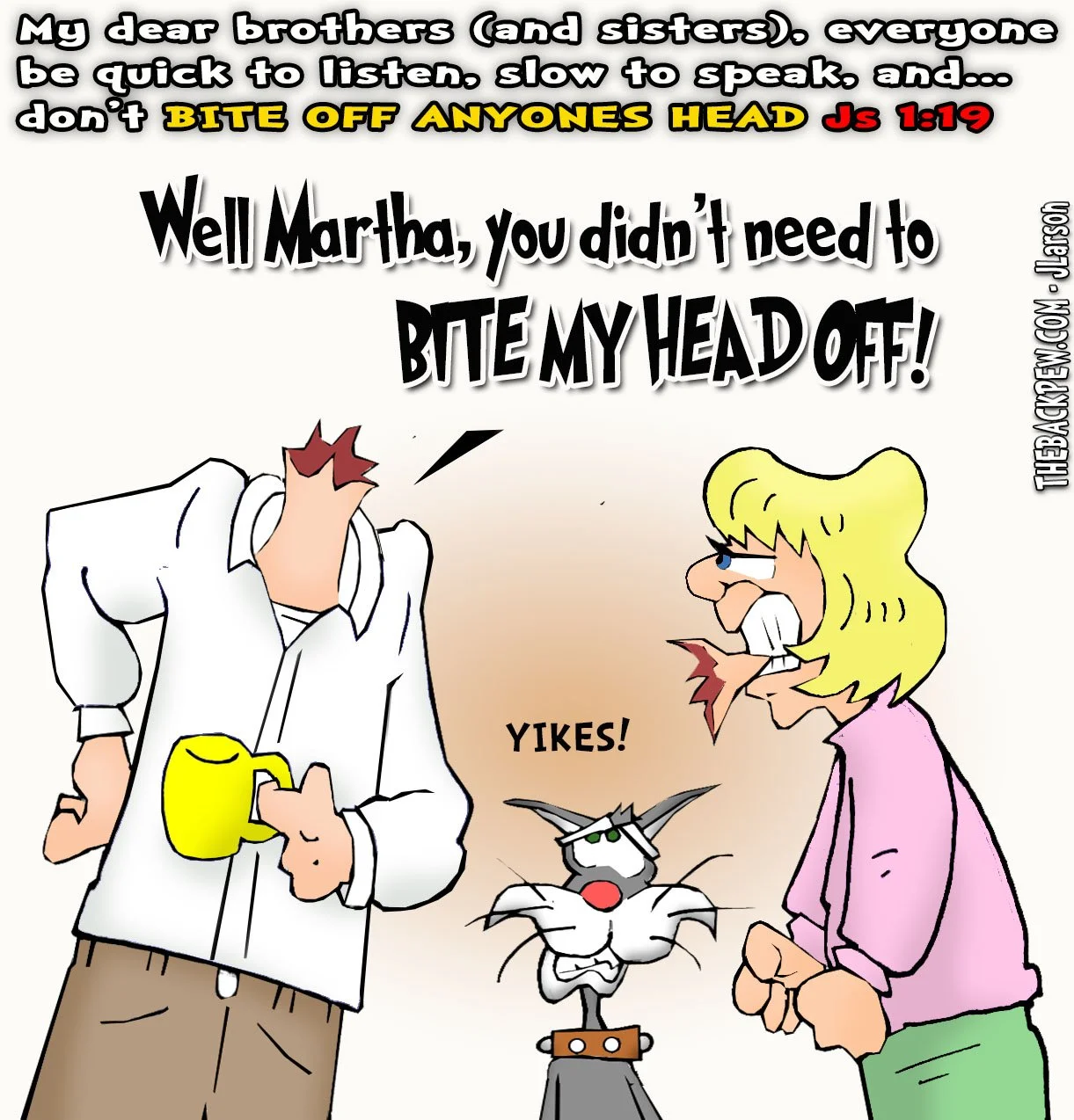 Anger Cartoons - Finding Peace in this world — The Back Pew