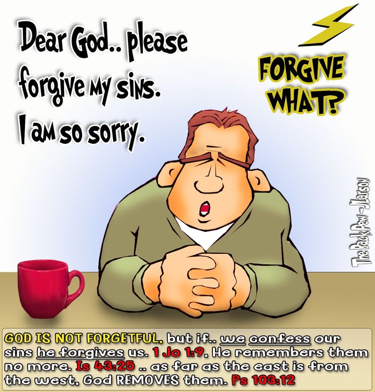 Forgiveness Cartoons of our faith jounrney — The Back Pew