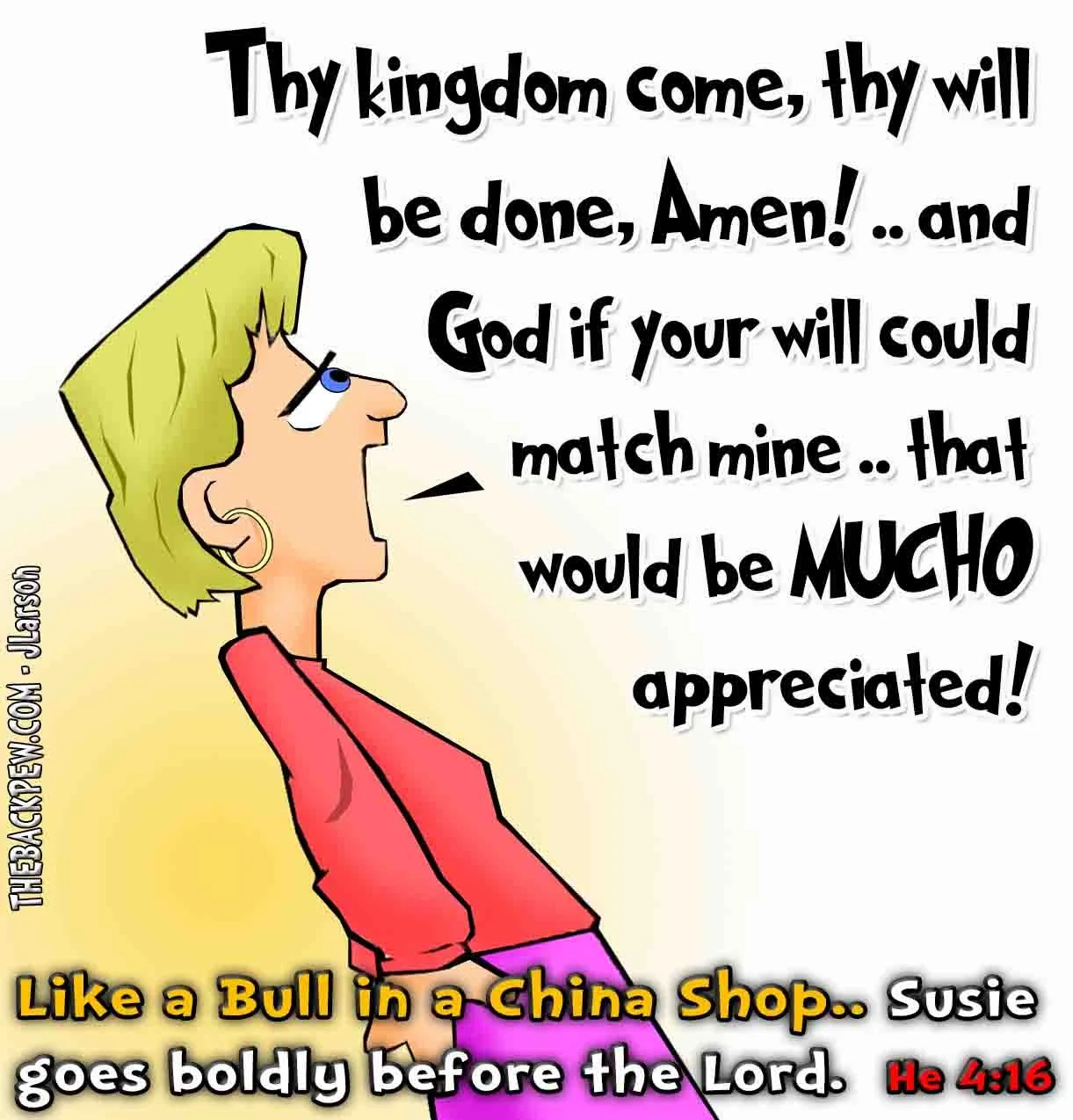 PRAYER cartoons for your Christian Journey — The Back Pew