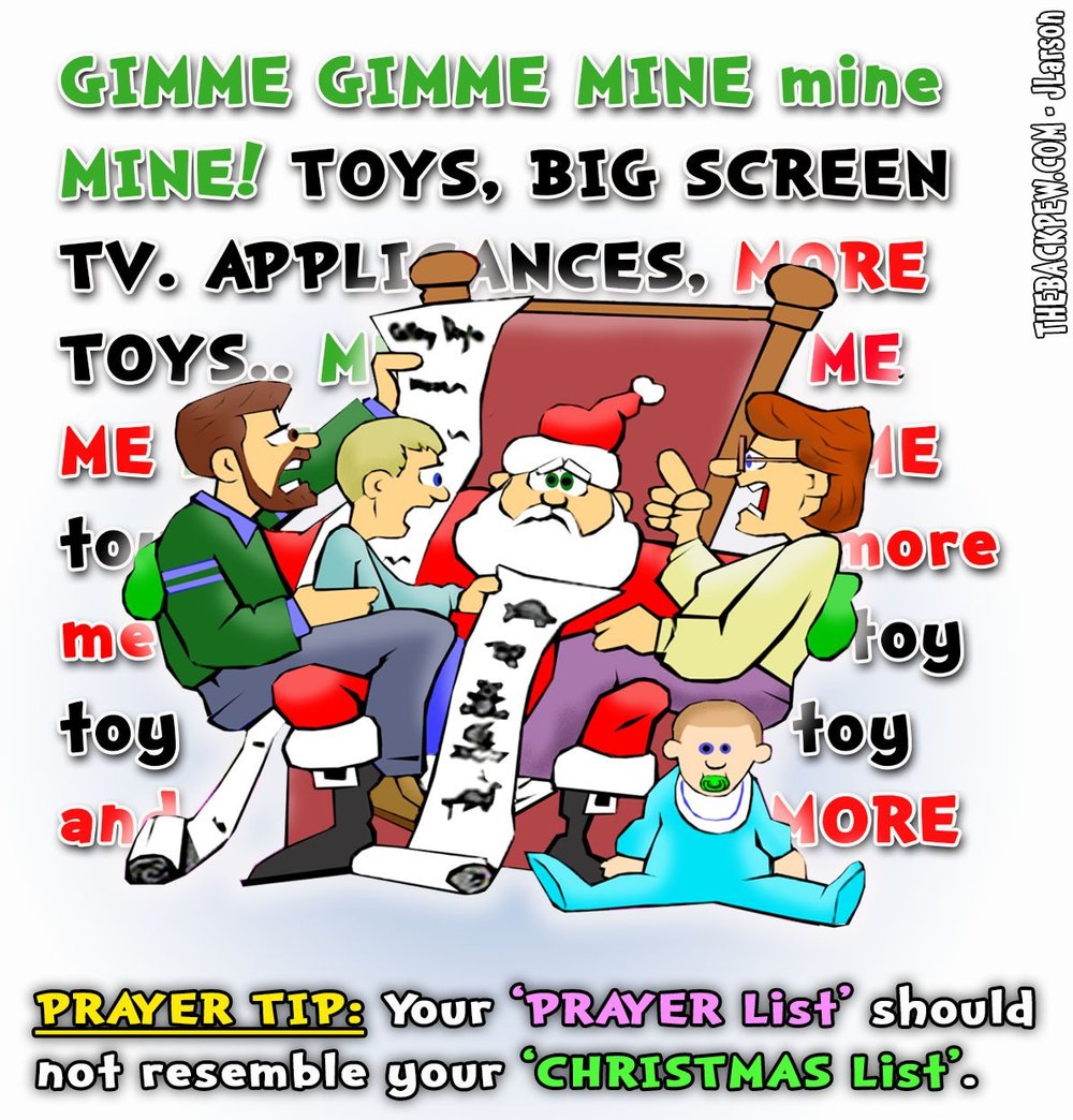 PRAYER cartoons for your Christian Journey — The Back Pew