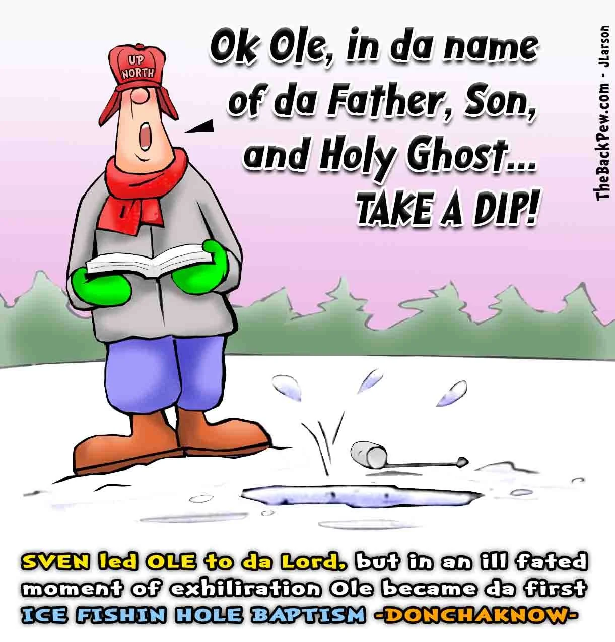 Baptism cartoons in all shapes and forms — The Back Pew