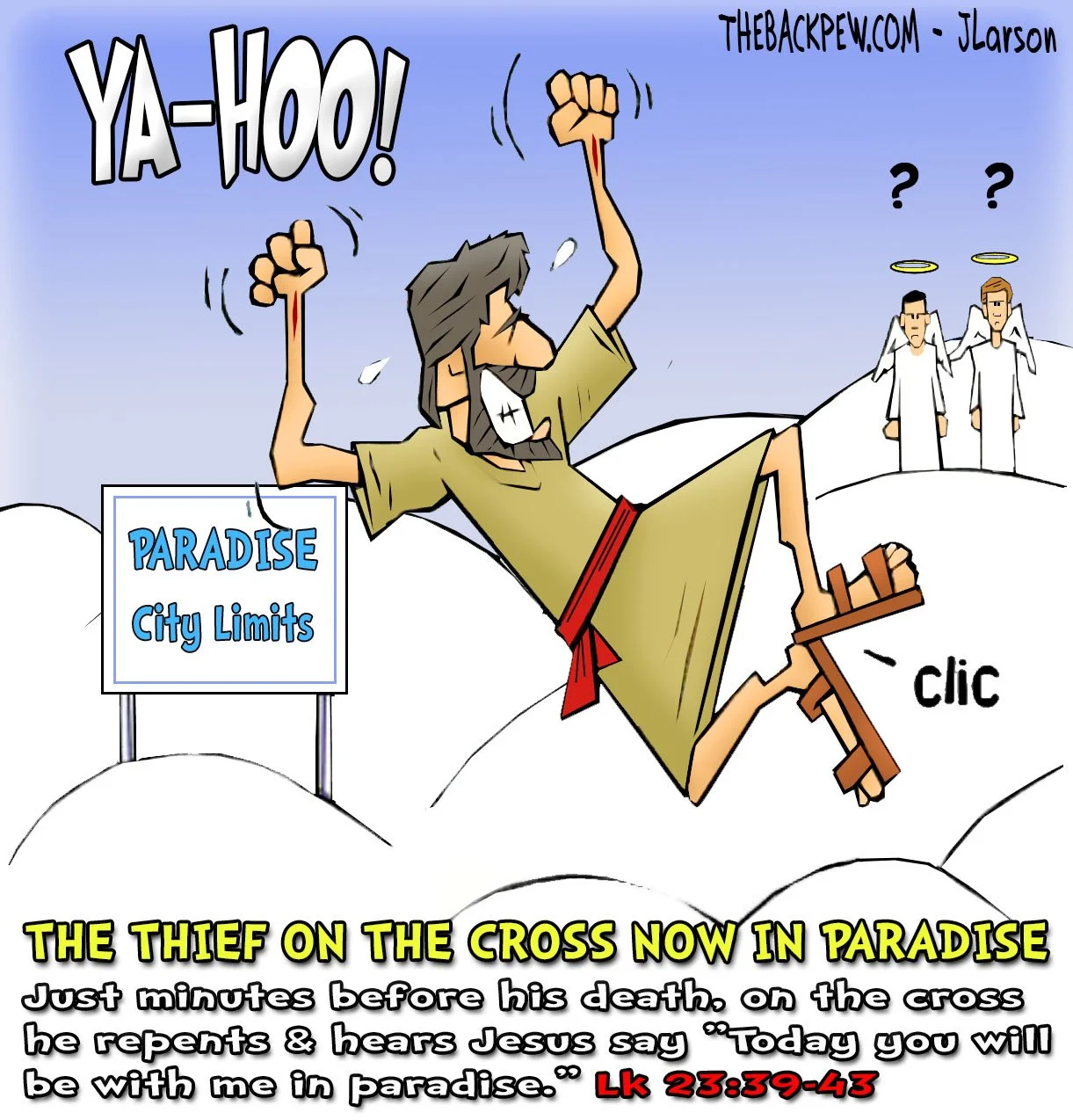 Good Friday cartoons - Jesus crucified — The Back Pew