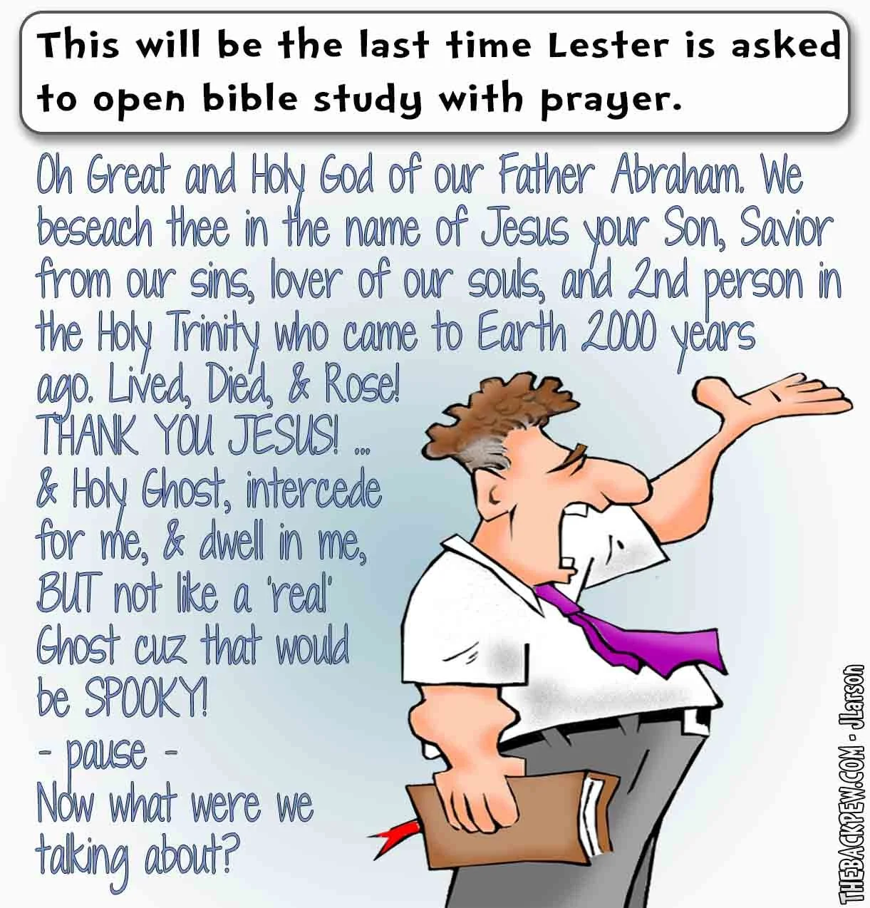 The Back Pew | Clean Christian cartoons, jokes, and humor
